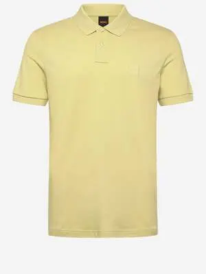 Hugo Boss Stretch Cotton Polo Shirt - Yellow