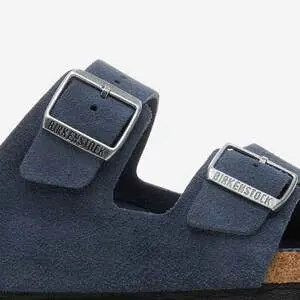 BIRKENSTOCK Arizona Suede Sandals - Navy