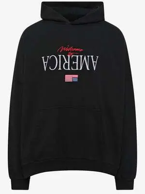 WILLY CHAVARRIA Cotton Sweatshirt With Front Embroidery