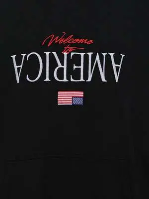 WILLY CHAVARRIA Cotton Sweatshirt With Front Embroidery