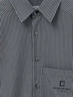 WOOYOUNGMI Cotton Blend Shirt With Striped Pattern