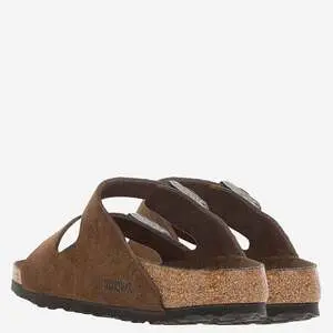 BIRKENSTOCK Arizona Suede Sandals - Brown
