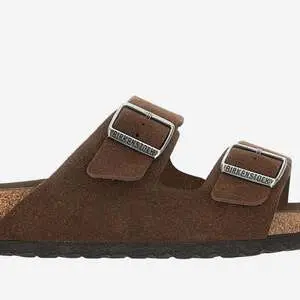 BIRKENSTOCK Arizona Suede Sandals - Brown