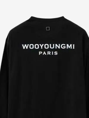WOOYOUNGMI Cotton Sweater With Logo Detail