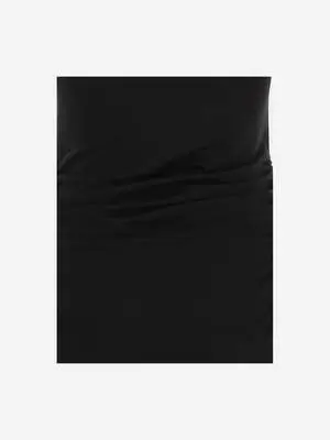 Jacquemus Cotton Top With Decorative Trim And Half-button Front - Black