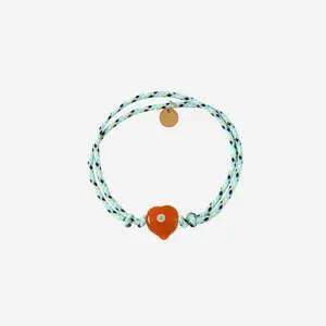 SORBET ISLAND Guardian Bracelet With Glass Bead - Red