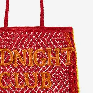 WILD Ulyss Raffia Shopping Bag