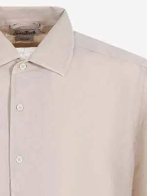 MC2 SAINT BARTH Linen Shirt - Beige
