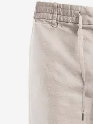 Hugo Boss Stretch Cotton Pants - Beige