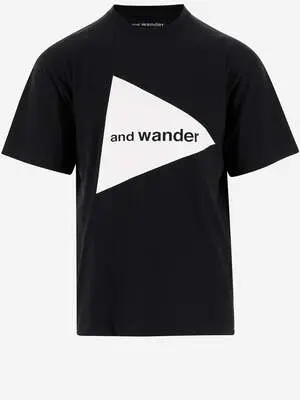 And Wander Logo T-shirts For Men