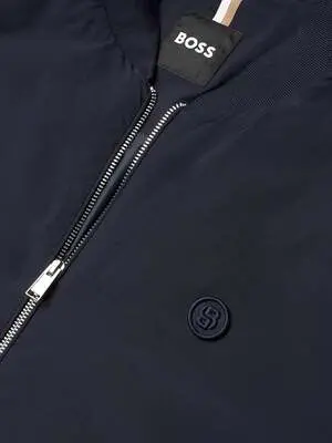 Hugo Boss Cotton Sweatshirt With Logo Detail