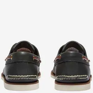 Timberland Classic Leather Boat Loafers - Navy
