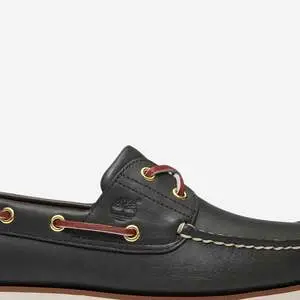 Timberland Classic Leather Boat Loafers - Navy