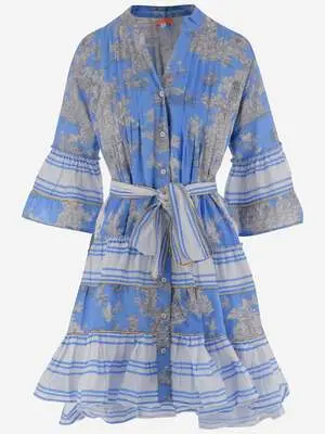 PEP'S CANNES Floral Print Cotton Dress