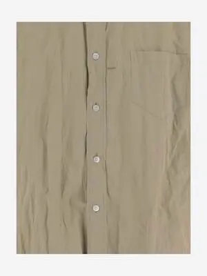 WILLY CHAVARRIA Cotton Blend Shirt With A Crinkled Texture - Cachi