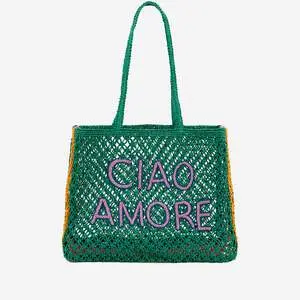 WILD Ulyss Raffia Shopping Bag