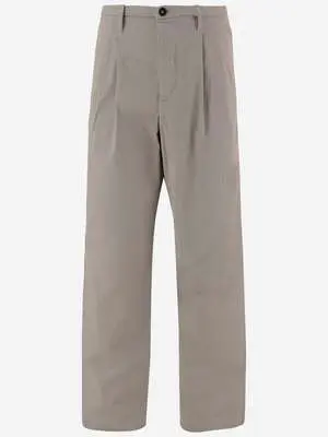 C.P. COMPANY Loose Fit Cotton Gabardine Pants