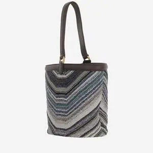 Missoni Multicolor Geometric Shoulder Bag - Red