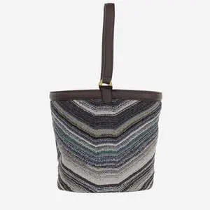Missoni Multicolor Geometric Shoulder Bag - Red