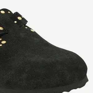 BIRKENSTOCK Boston Suede Rivets - Black