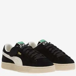 PUMA Suede Leather Detail Sneakers - Black