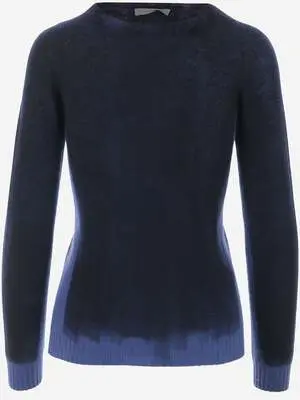 OLIVER LATTUGHI Cashmere Sweater With Gradient Effect - Blue