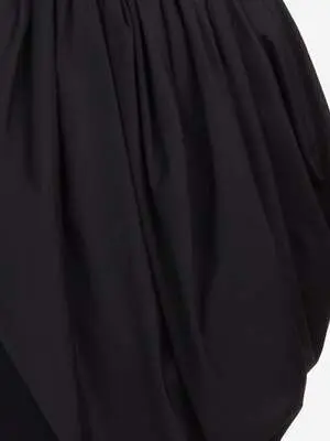 Chloé Cotton Poplin Wrap Skirt - Nero