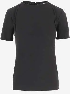 Jacquemus Cotton Top With Back Button Placket