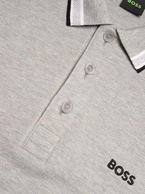 Hugo Boss Cotton Piqué Polo Shirt With Logo