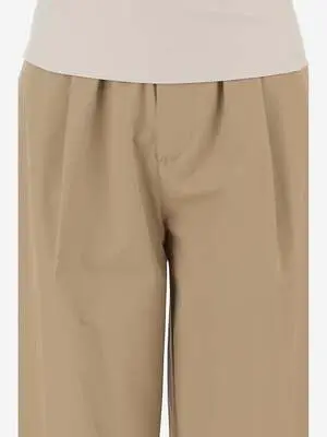 DARKPARK Cotton Pants With Elastic Waistband