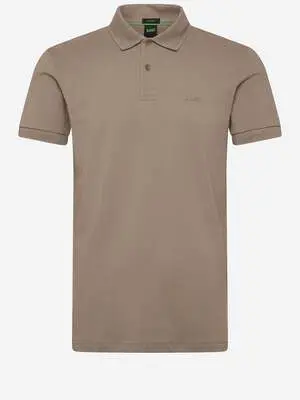 Hugo Boss Cotton Polo Shirt With Logo