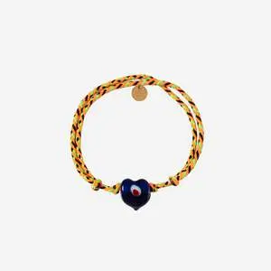 SORBET ISLAND Guardian Bracelet With Glass Bead - Red