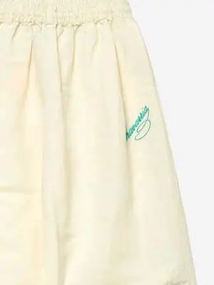 WILLY CHAVARRIA Viscose Blend Pants With Contrast Embroidery