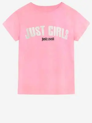 Just Cavalli Cotton T-shirt With Logo