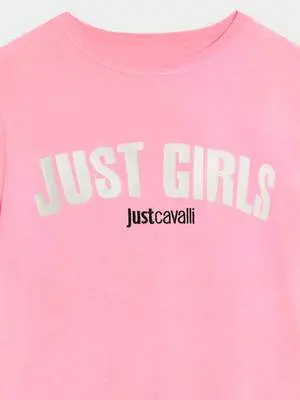 Just Cavalli Cotton T-shirt With Logo
