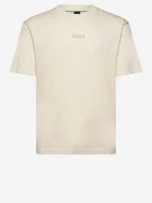 Hugo Boss Cotton T Shirt With Logo