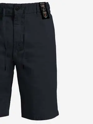 Hugo Boss Stretch Cotton Drawstring Waist Pants - Blue