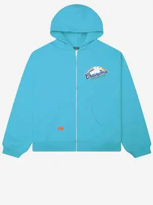 WILLY CHAVARRIA Cotton Zip-up Sweatshirt With Logo Detail