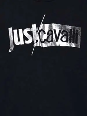 Just Cavalli Cotton T Shirt With Logo