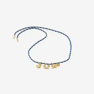 SORBET ISLAND Bubble Letter" Charm Necklace
