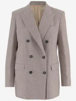 Tagliatore Double Breasted Jacket - Beige