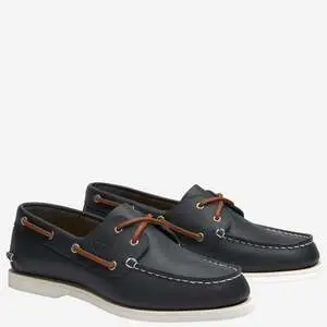 Timberland Classic Boat Leather Loafers - Blue