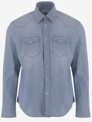 ALESSANDRO GHERARDI Stretch Cotton Shirt