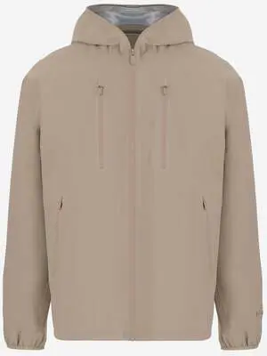 SAVE THE DUCK Nylon Hooded Jacket - Beige