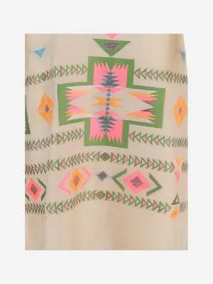 NEMA Long Dress With Geometric Pattern