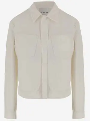 SA SU PHI Cotton Jacket - Ivory