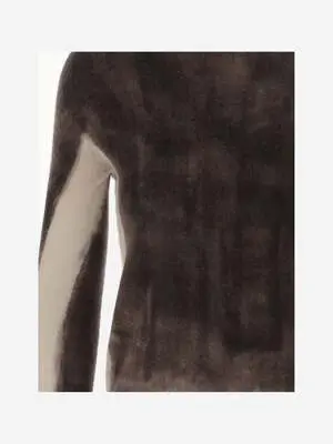 OLIVER LATTUGHI Cashmere Sweater With Gradient Effect - Brown