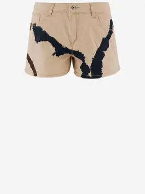 DON'T @ ME Cotton Tie-dye Shorts
