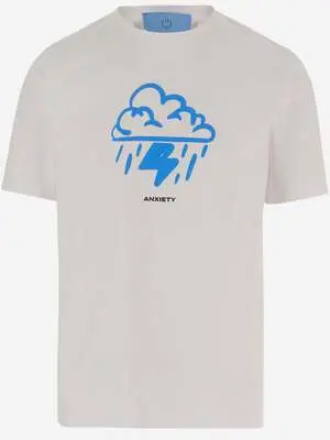 11:11 L.U.C.K. Cotton T Shirt With Logo Print