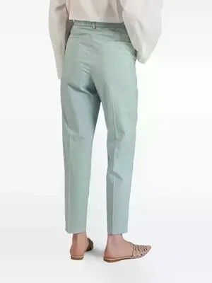 SLOWEAR Incotex Cotton-poplin Trousers - Green